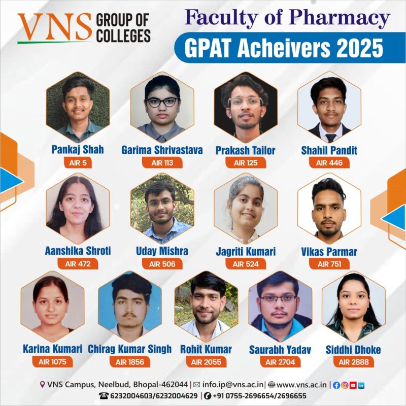 Pharmacy GPAT - VNS Group of Colleges